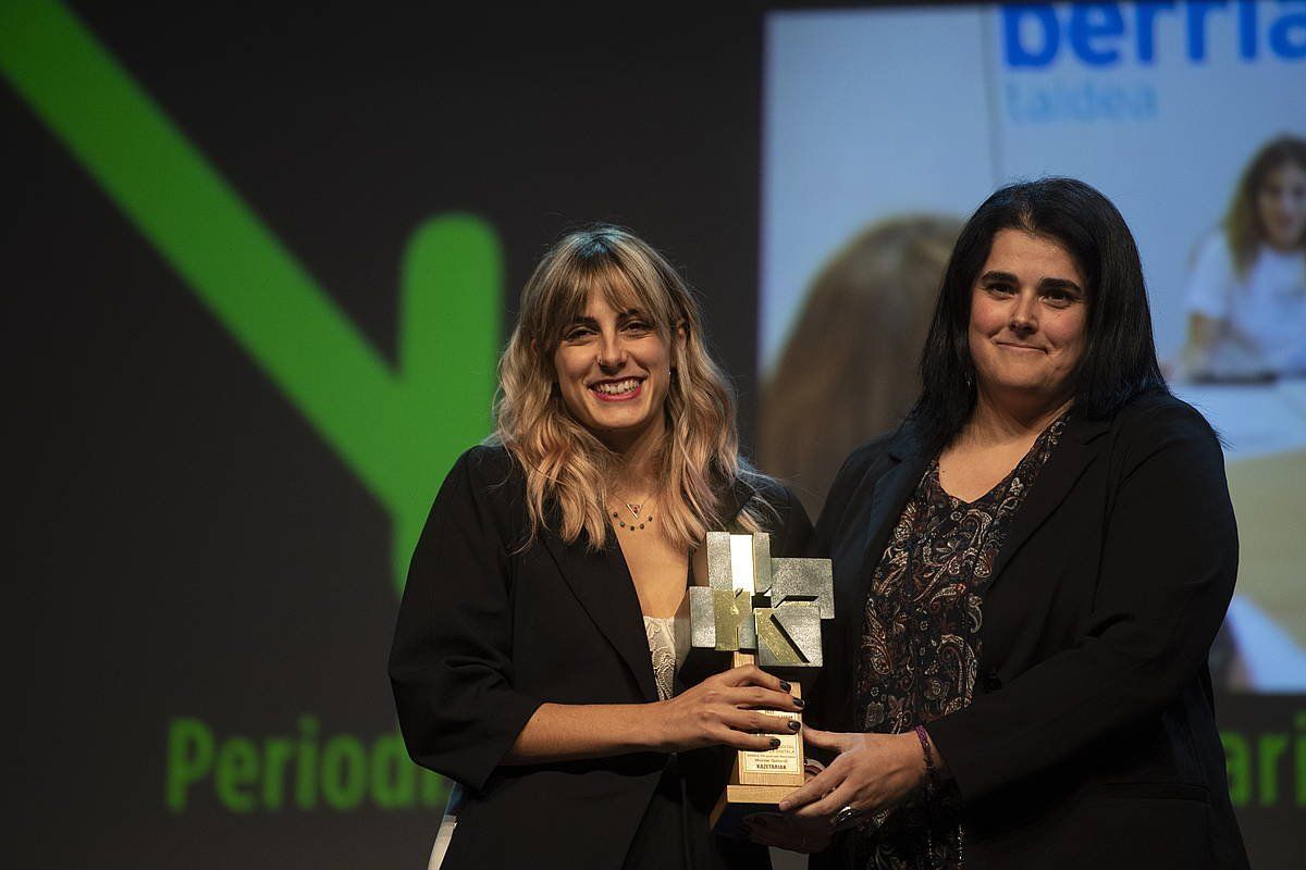 Maider Galardi F. Agirrek «euskarazko kazetaritza feminista» aldarrikatu du